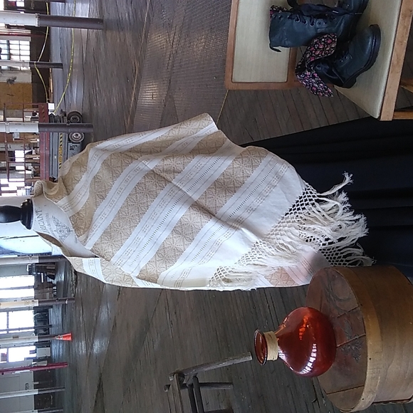 Jackets & Coats | Traditional Cream And Tan Mexican Serape ...